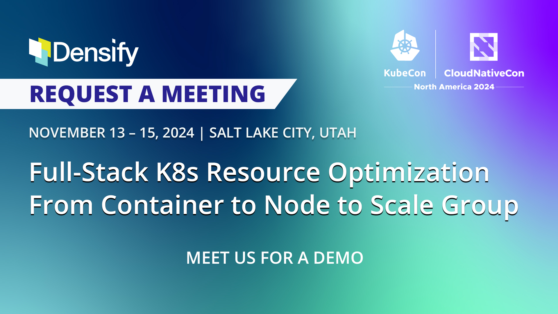 Meet with Densify at KubeCon 2024 | Densify