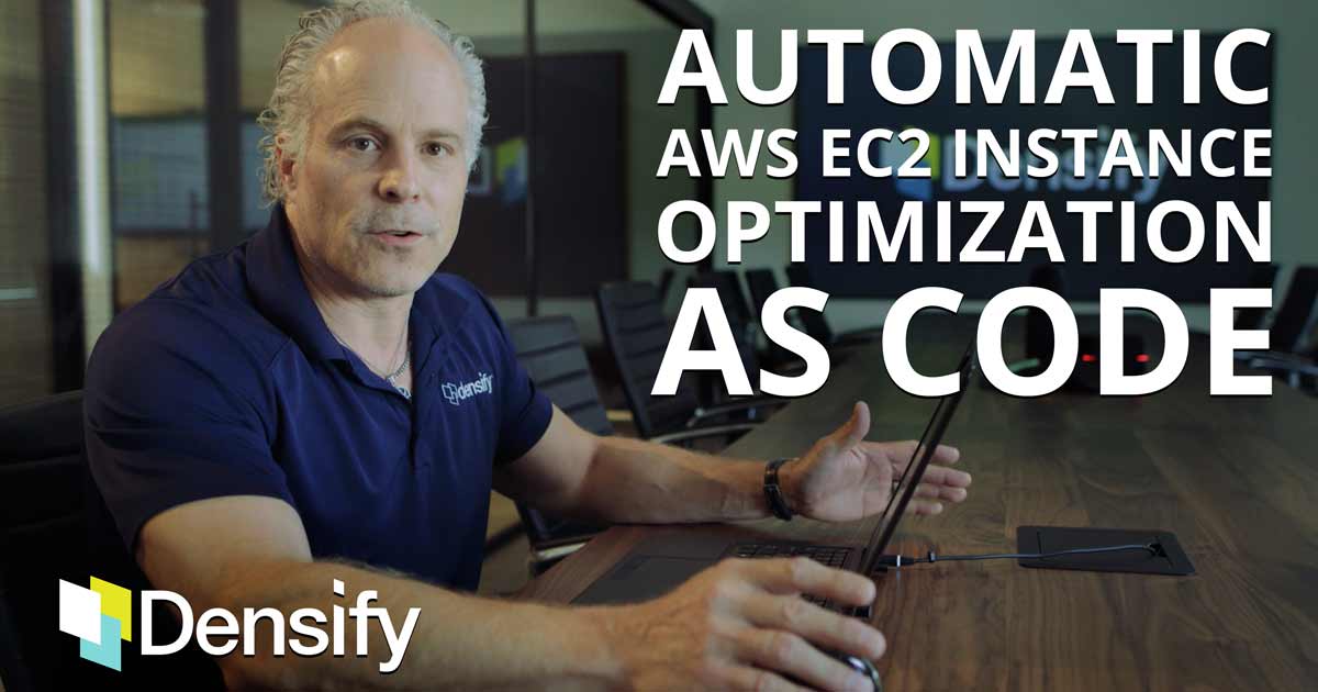 Amazon EC2 Instance Optimization as Code